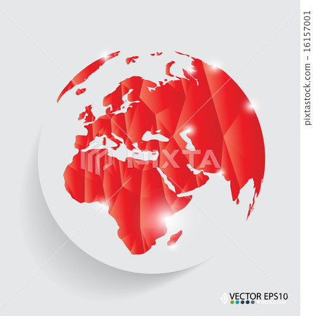 Modern globe design, vector illustration. - Stock Illustration ...
