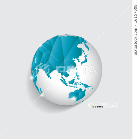 Modern globe design, vector illustration. - Stock Illustration ...