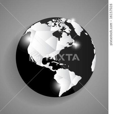 Modern globe design, vector illustration. - Stock Illustration ...