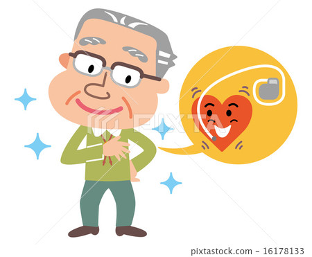 Pacemaker elderly illustration - Stock Illustration [16178133] - PIXTA