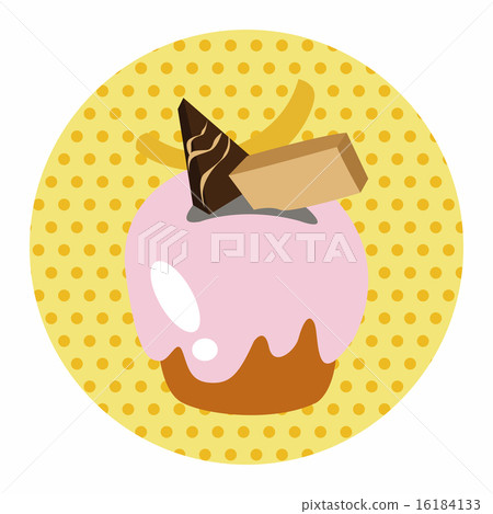 snack, shadow, pastry - Stock Illustration [16184133] - PIXTA
