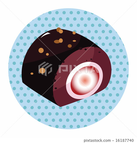 snack, shadow, pastry - Stock Illustration [16187740] - PIXTA