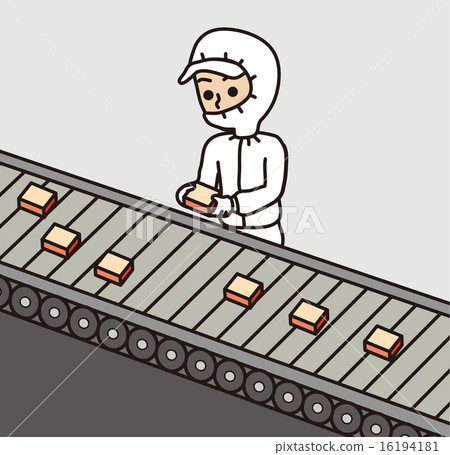 Cleanroom factory work - Stock Illustration [16194181] - PIXTA