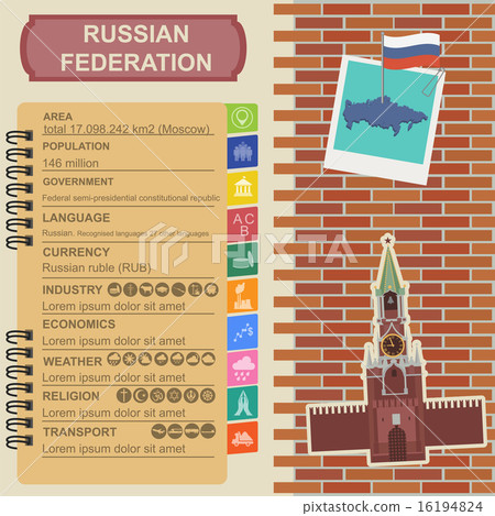 Russian Federation infographics - Stock Illustration [16194824] - PIXTA