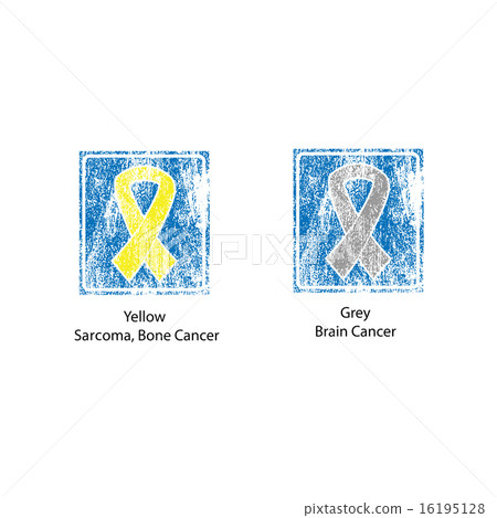 Cancer ribbons stamp vintage 6 - Stock Illustration [16195128] - PIXTA