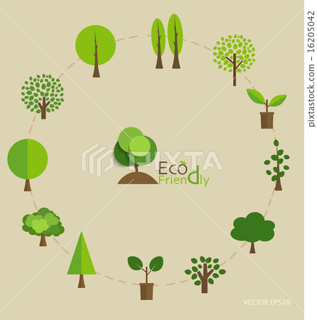 Abstract tree. Vector illustration. - Stock Illustration [16205042] - PIXTA