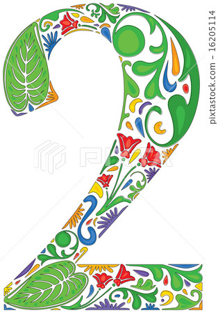 Floral two - Stock Illustration [16205114] - PIXTA