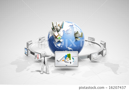 map, doll, figurine - Stock Illustration [16207437] - PIXTA