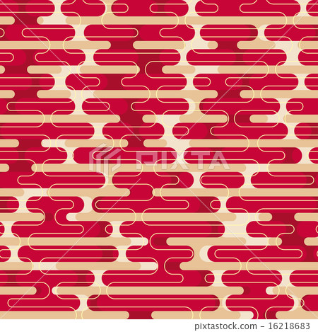 Japanese modern pattern seamless - Stock Illustration [16218683] - PIXTA