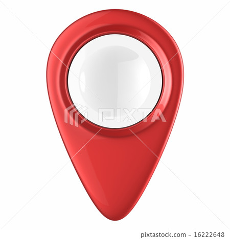Shiny Red Location Pointer. - Stock Illustration [16222648] - PIXTA