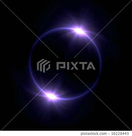 purple Solar eclipse in space concept - Stock Illustration [16228443 ...