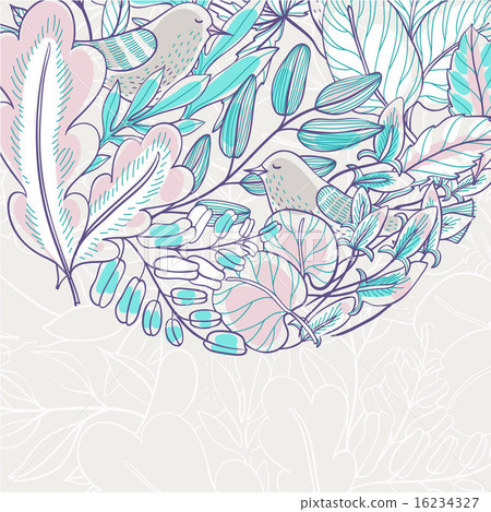 vector, fresh, floral - Stock Illustration [16234327] - PIXTA