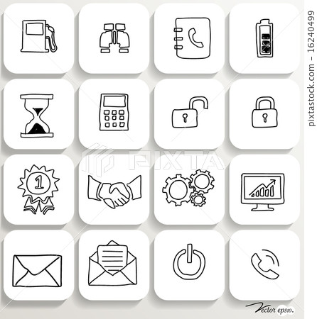 Application icons design set 3. Vector... - Stock Illustration ...