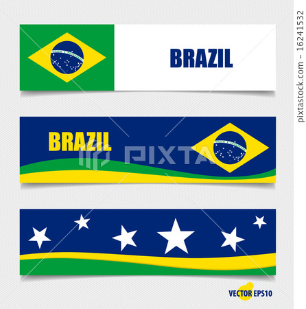 Brazil, Flags concept design. Vector illustration. - Stock Illustration ...