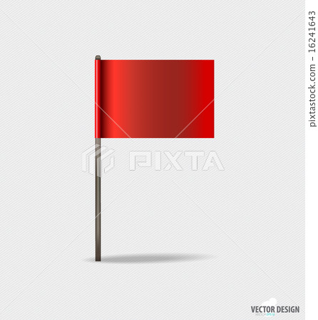 Red Flags. Vector illustration. - Stock Illustration [16241643] - PIXTA
