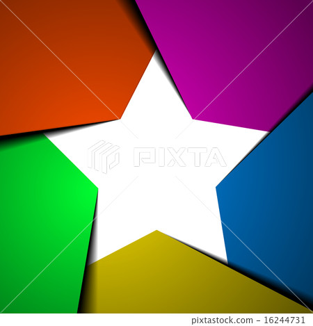 five points star infographic - Stock Illustration [16244731] - PIXTA