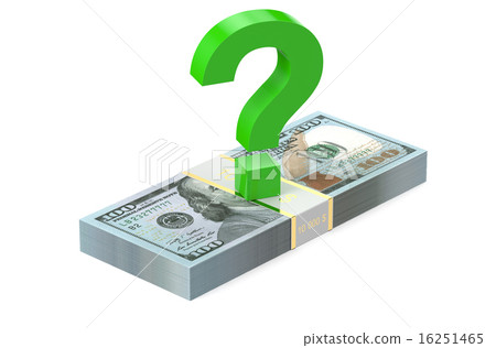 packs of dollars with question sign - Stock Illustration [16251465] - PIXTA