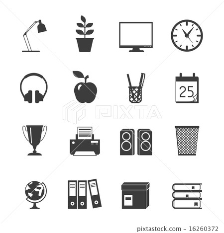 Room Icons Set - Stock Illustration [16260372] - PIXTA