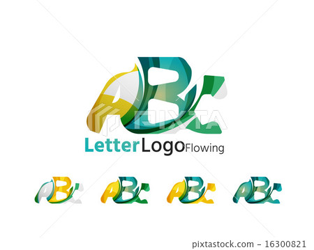 Abc company logo set. Vector illustration. - Stock Illustration ...