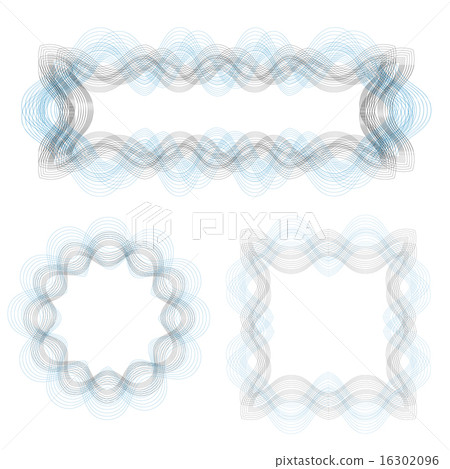 Wave Frames - Stock Illustration [16302096] - PIXTA