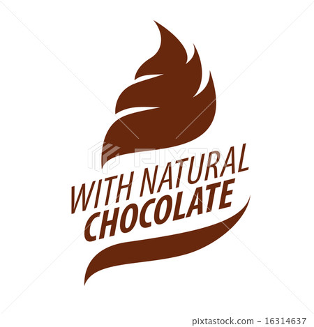 vector logo cream with natural chocolate - Stock Illustration [16314637 ...