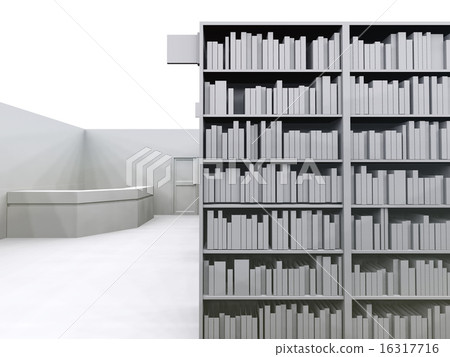 White library - Stock Illustration [16317716] - PIXTA
