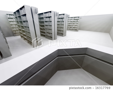 White library - Stock Illustration [16317769] - PIXTA
