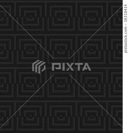 Textured black plastic cut squares - Stock Illustration [16318414] - PIXTA