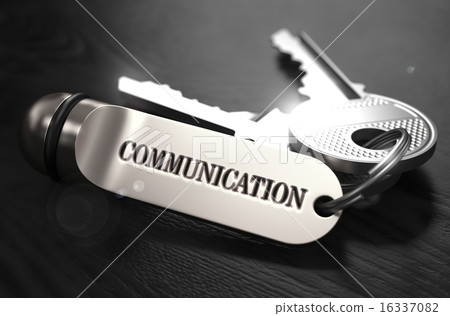 Communication Concept. Keys with Keyring. - Stock Illustration ...