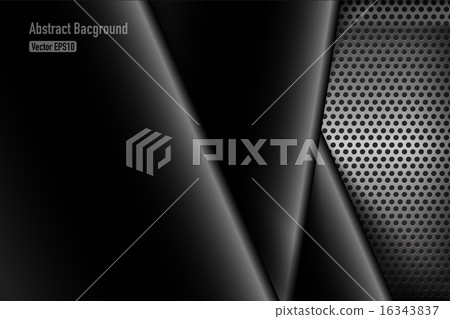 Chrome black and grey background texture vector - Stock Illustration ...