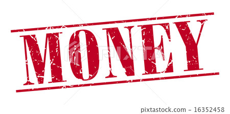 money red grunge vintage stamp - Stock Illustration [16352458] - PIXTA