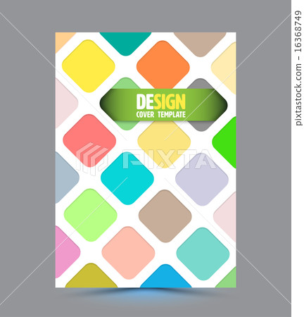 Abstract Round rectangle design vector template - Stock Illustration ...