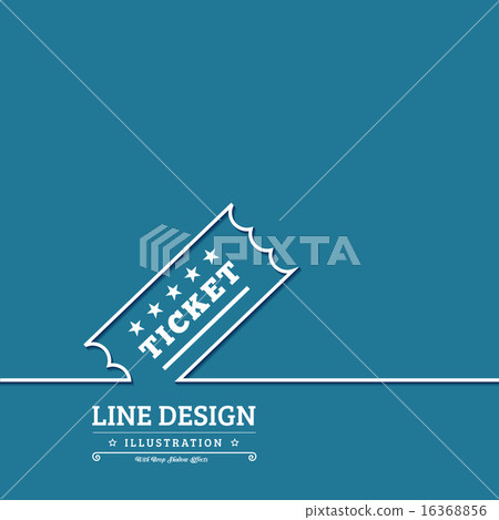 Vector Vintage Ticket background - Stock Illustration [16368856] - PIXTA
