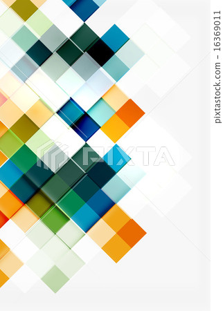 Square shape mosaic pattern design. Universal... - Stock Illustration ...