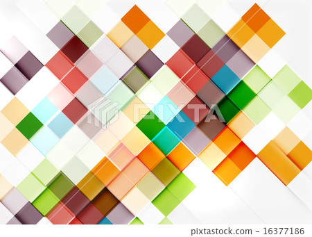 Square shape mosaic pattern design. Universal... - Stock Illustration ...