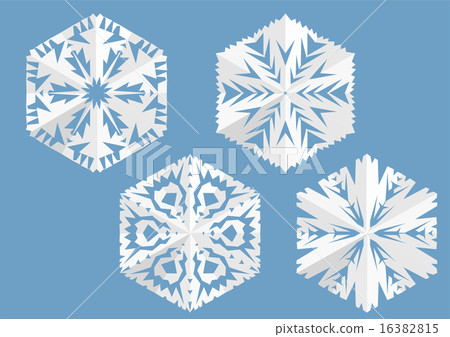 paper snowflake - Stock Illustration [16382815] - PIXTA