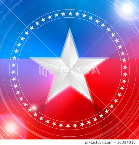 white star in a circular pattern - Stock Illustration [16384016] - PIXTA