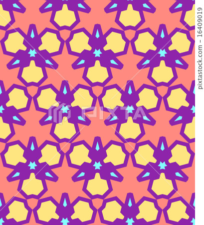 pink yellow purple blue seamless pattern. - Stock Illustration ...