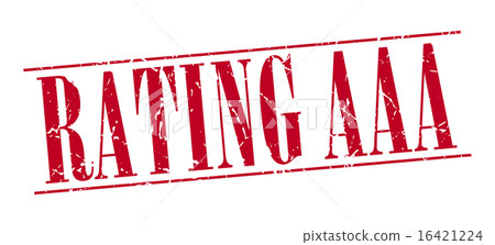 rating aaa red grunge vintage stamp - Stock Illustration [16421224] - PIXTA