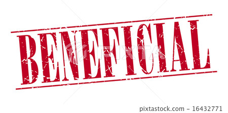 beneficial red grunge vintage stamp - Stock Illustration [16432771] - PIXTA