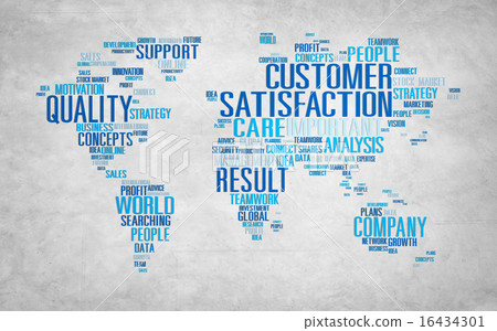 Customer Satisfaction Reliability Quality... - Stock Illustration ...