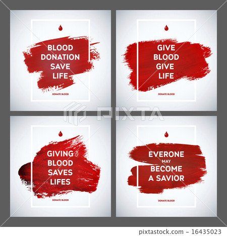 Creative Blood Donor Day motivation donor poster - Stock Illustration ...
