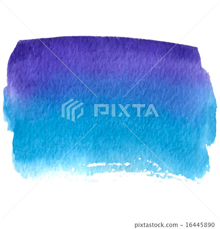 vector watercolor blue violet banner - Stock Illustration [16445890 ...