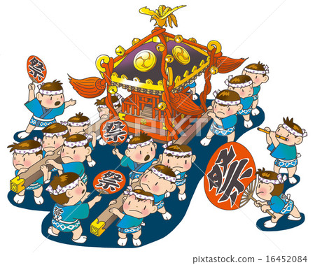 Festival Mikoshi - Stock Illustration [16452084] - PIXTA