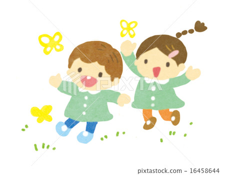 Child illustrations material - Stock Illustration [16458644] - PIXTA