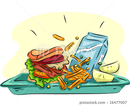 School Cafeteria Food Clipart School Lunch Ideas Vegetarians Vectors
