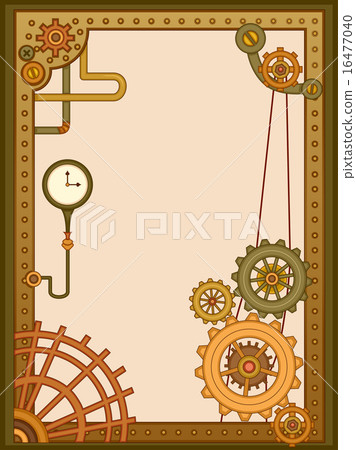 Steam Punk Frame - Stock Illustration [16477040] - PIXTA