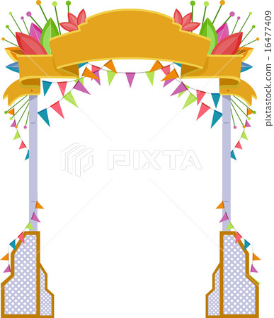 Welcome Arch Festival - Stock Illustration [16477409] - PIXTA