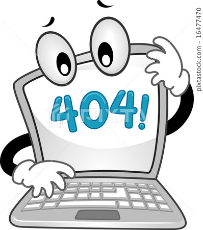 Mascot Laptop Error - Stock Illustration [16477470] - PIXTA