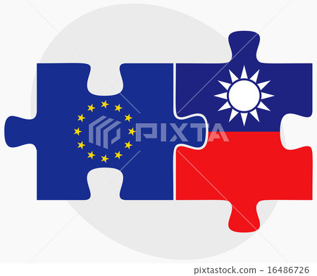 European Union and Taiwan Flags - Stock Illustration [16486726] - PIXTA